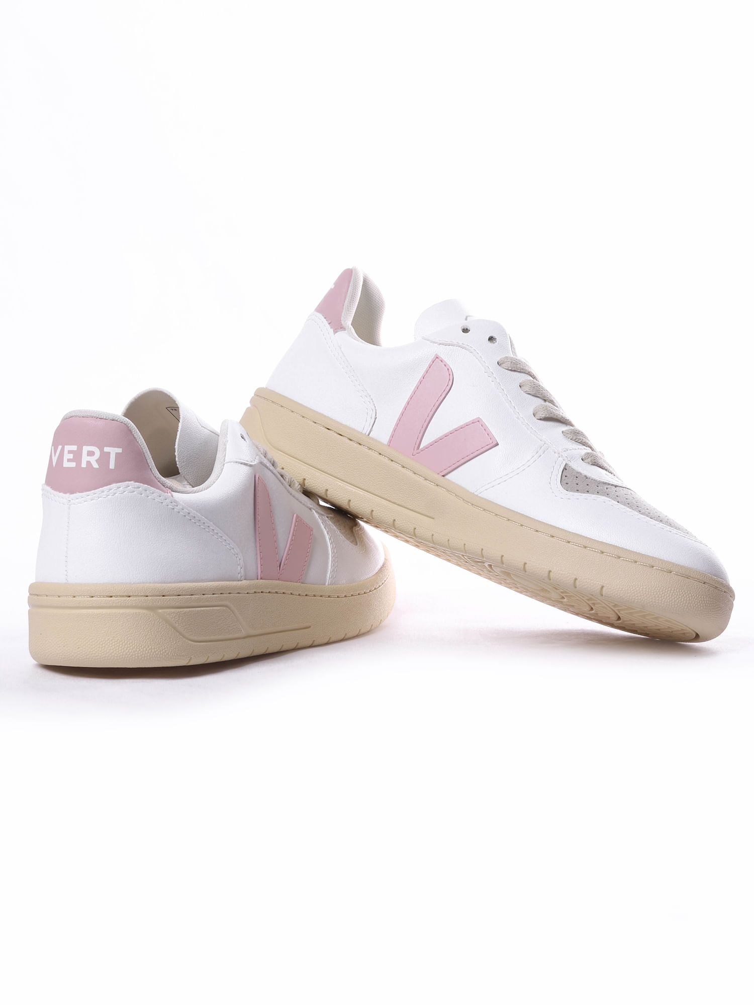 Tênis vert feminino v-10 cwl white petale - Bali Shoes