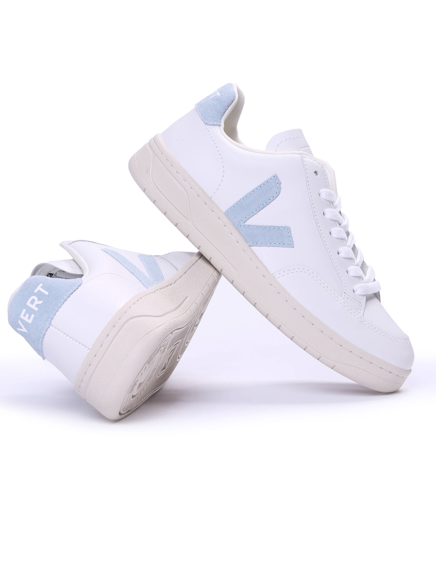 Tênis vert feminino campo chromefree extra white sun peach - Bali Shoes