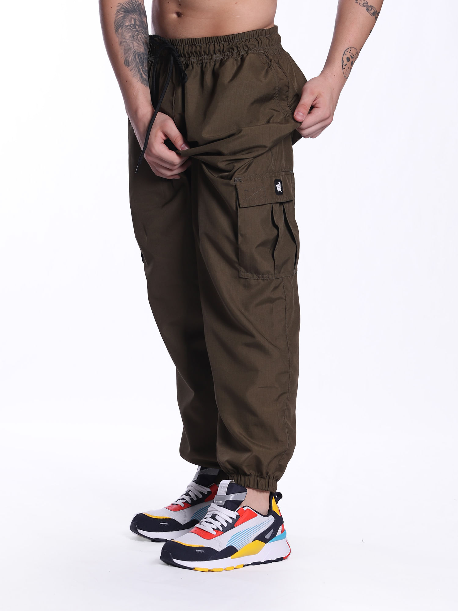 Calça maculina sarja jogger bali hai colors - Bali Shoes